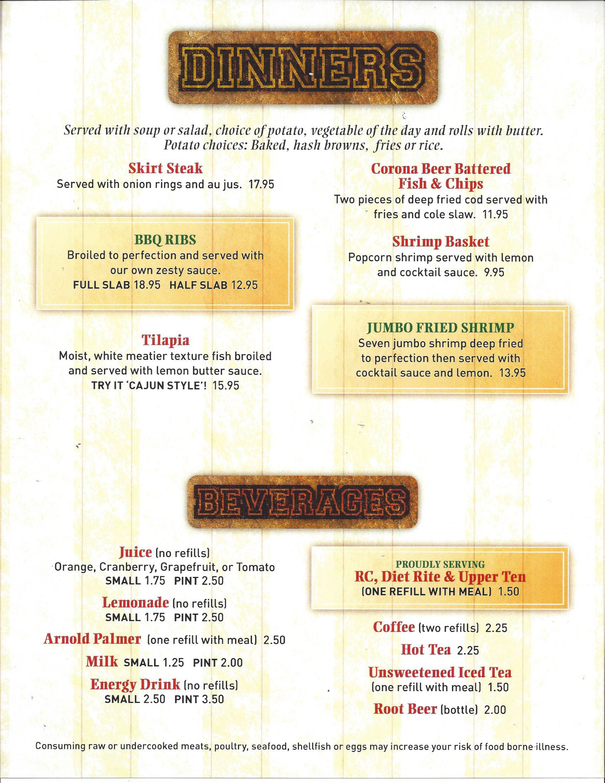 MENU - Twood - Twood